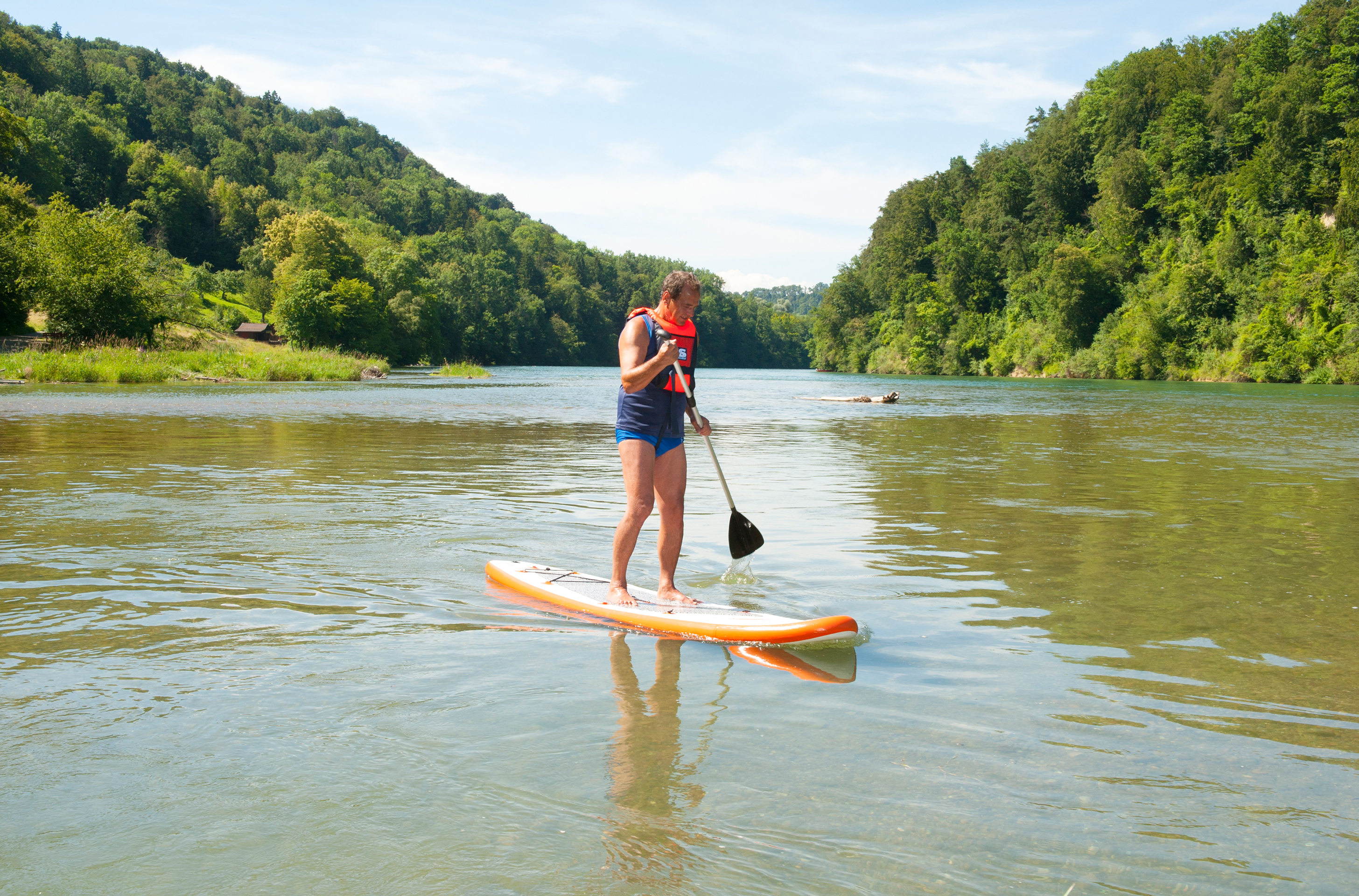 Stand-Up-Paddling-Tour auf dem Rhein | ZVV
