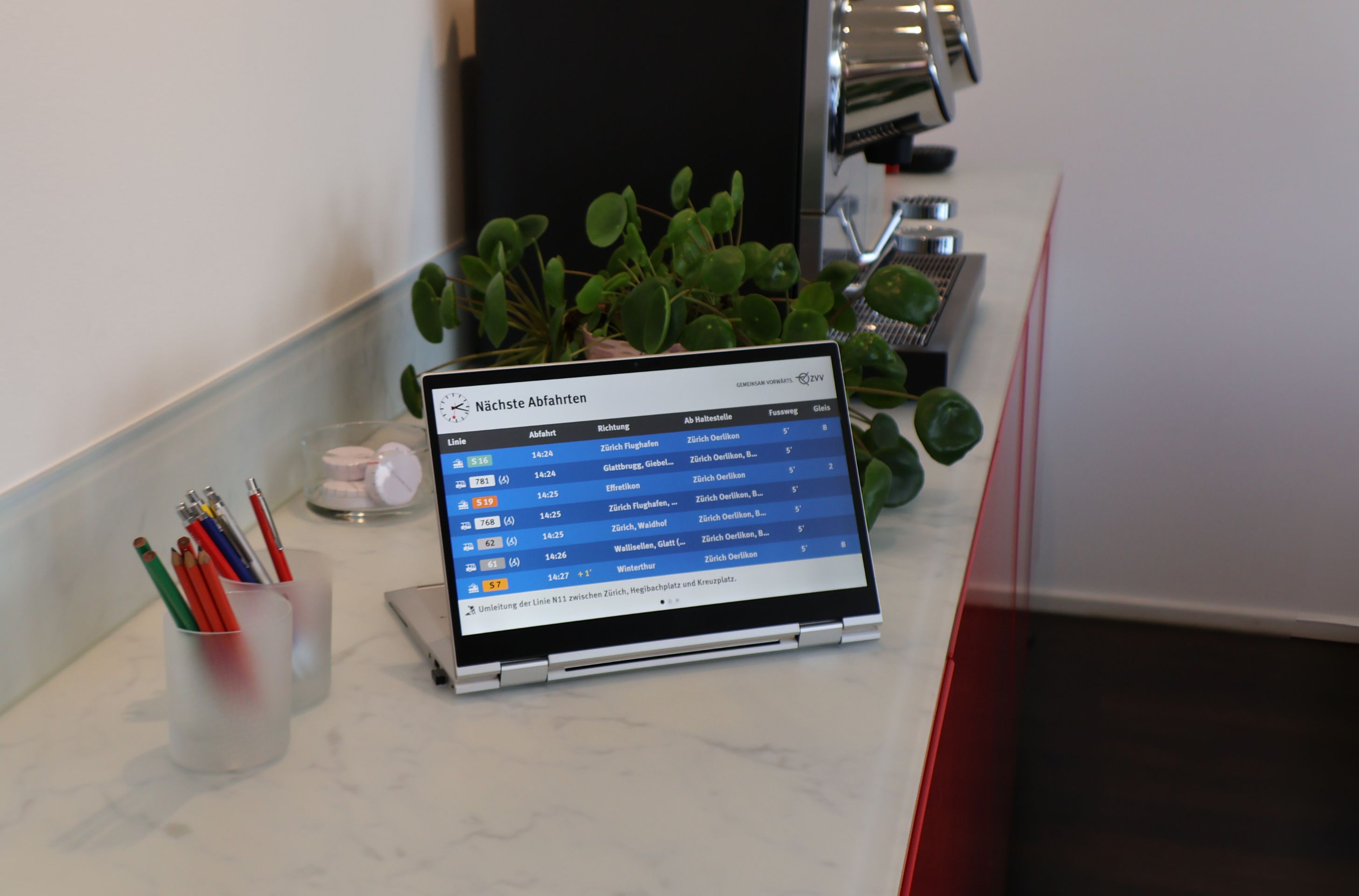 ZVV-Abfahrtsanzeige individuell anpassen | ZVV